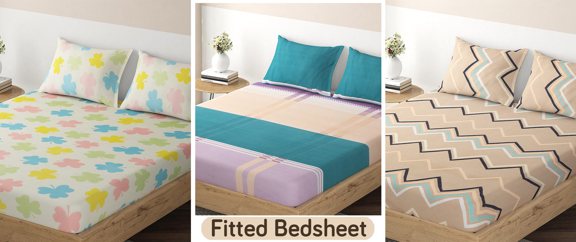 Elastic Fitted Bedsheets | King, Queen, Double Sizes | HOKIPO – HOKIPO ...